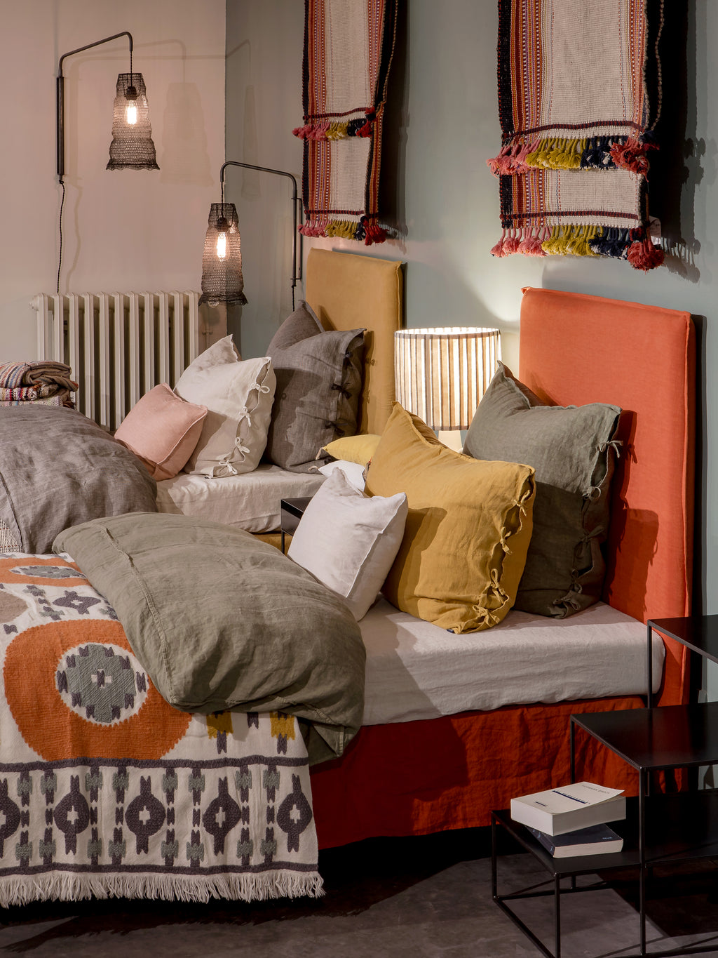 Holi Headboard and Box Spring Cover - 90X115 - Caravan – Caravane