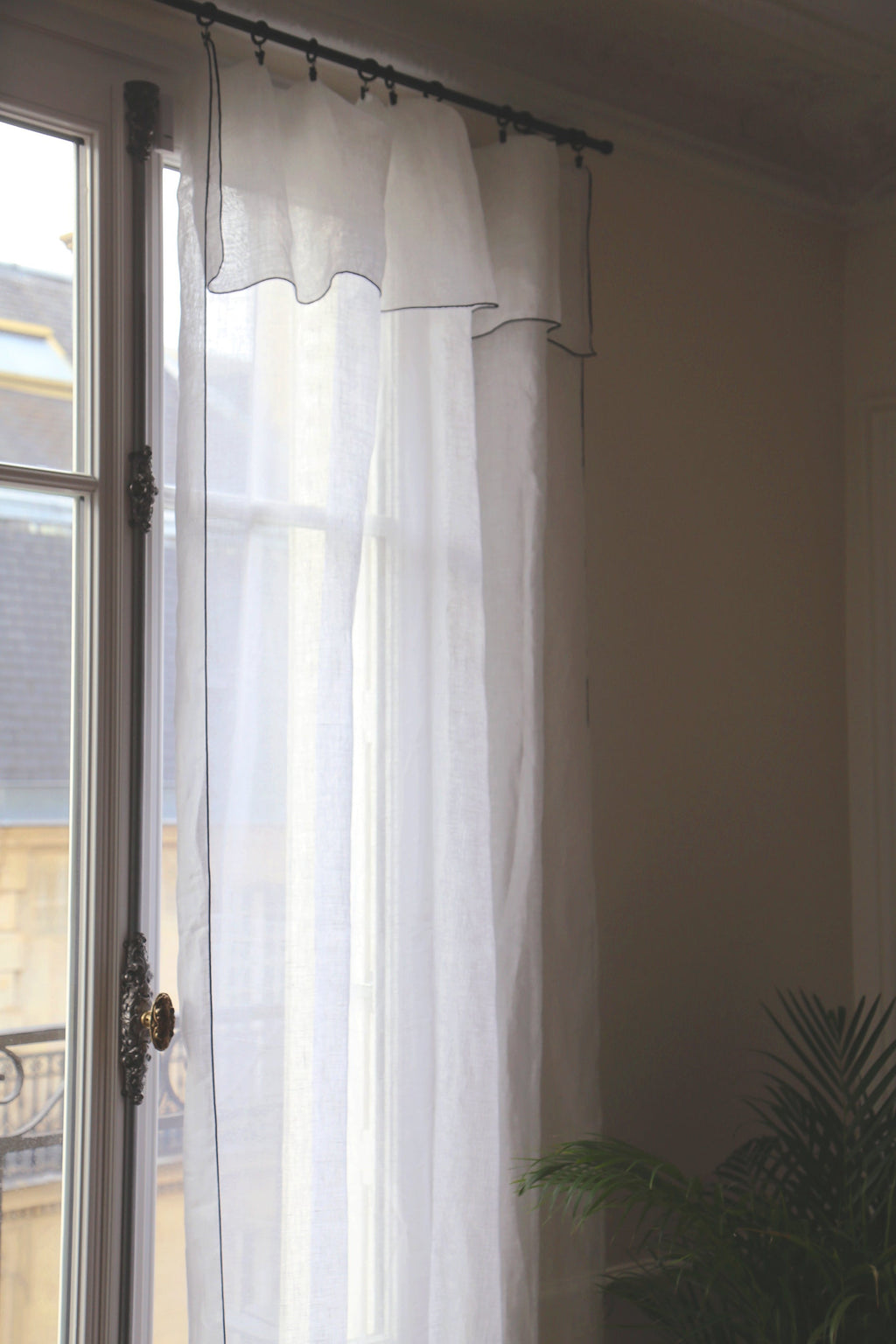 Maya linen curtain - Caravan – Caravane