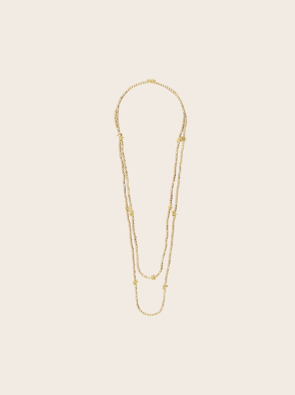 Sautoir perle fleurs – Caravane